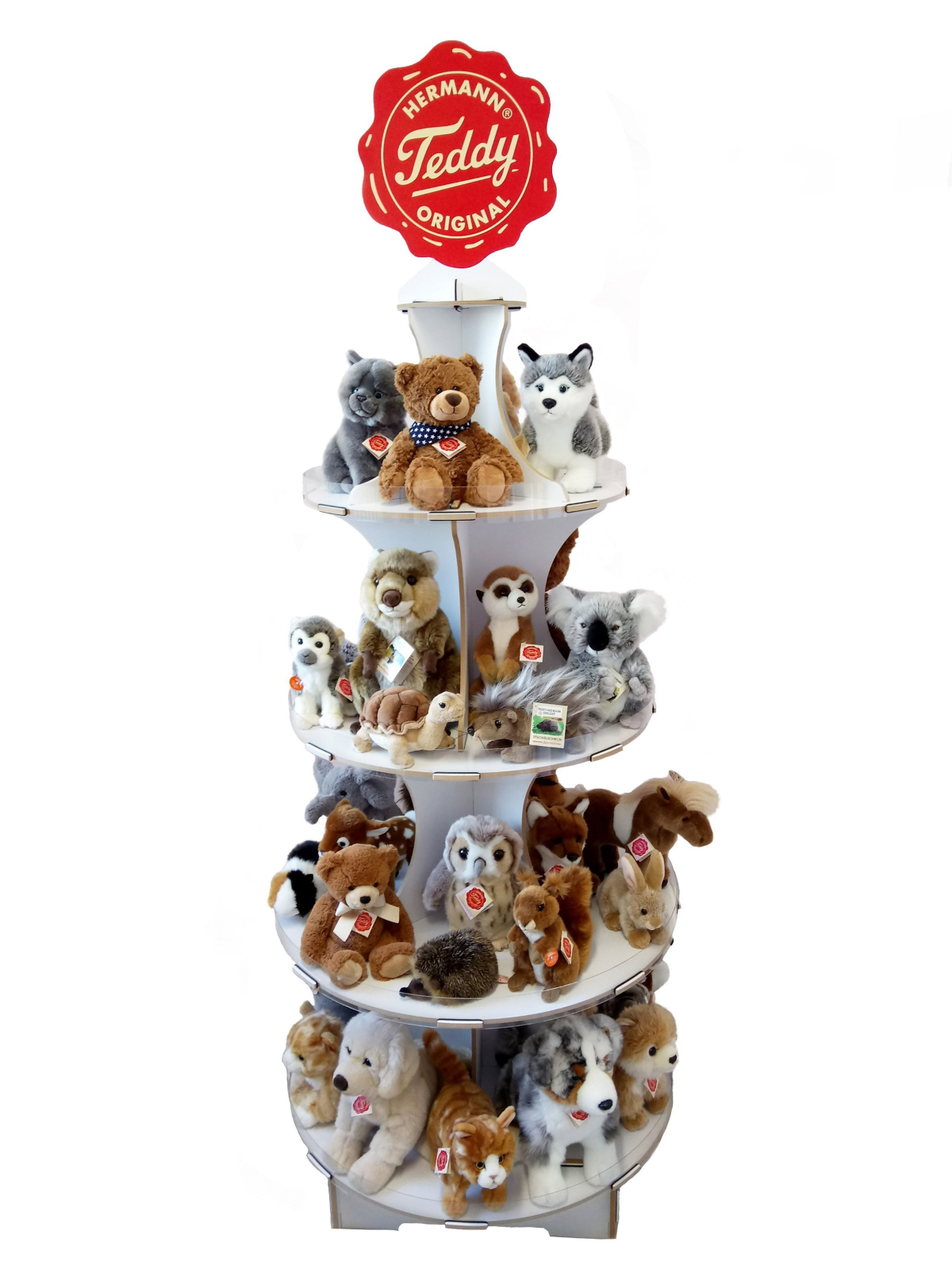 Teddy Hermann - Display lagkage 4 hylder - Displays - ROOM2PLAY®